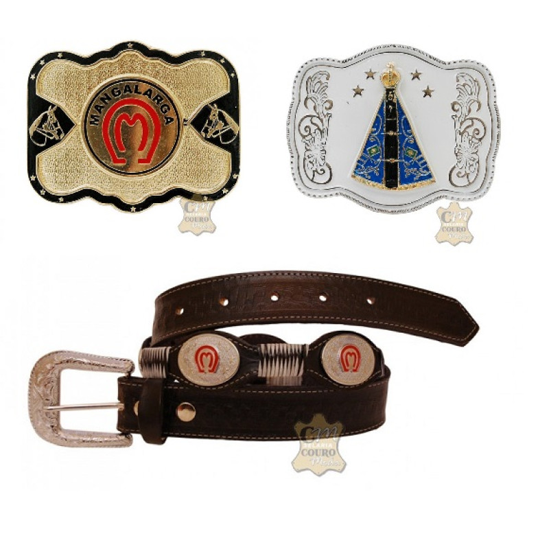 Cinto Country Mangalarga + 2 Fivelas